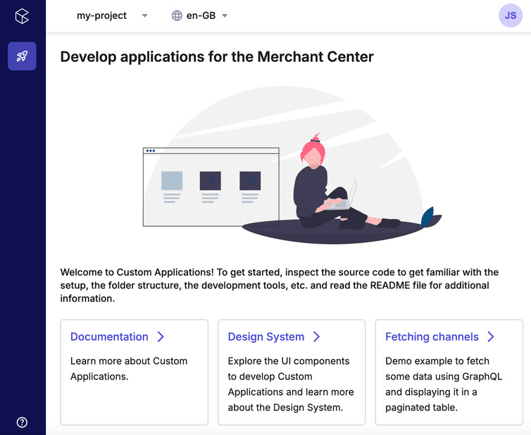 Create And Install A Custom Application Tutorials Commercetools 8011